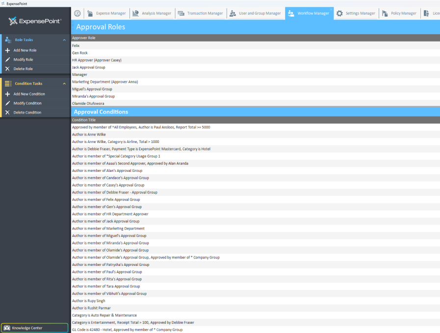ExpensePoint Expense Report Automation Features